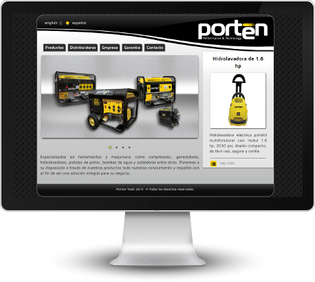 Portentools. Maquinaria y herramientas.