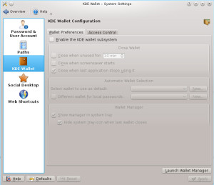 Cómo desactivar Kwallet en KDE