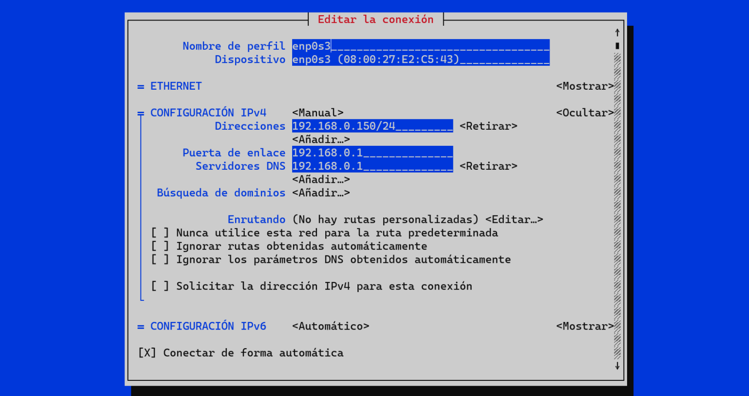Aprende a usar el comando nmtui de forma gráfica